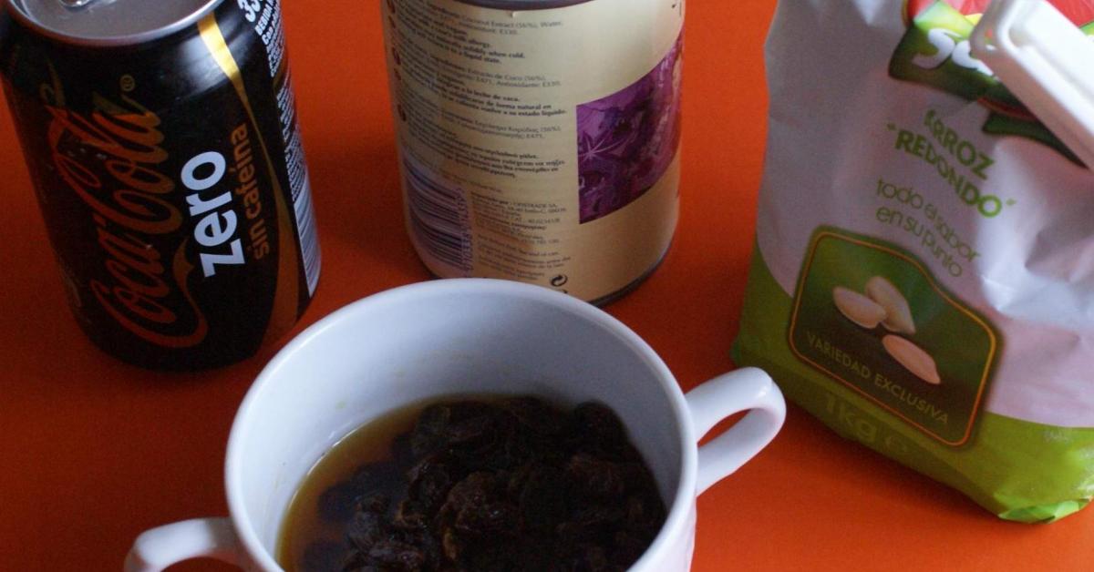 Arroz con Coca Cola, leche de coco y pasas por Esperanza. La receta de ...